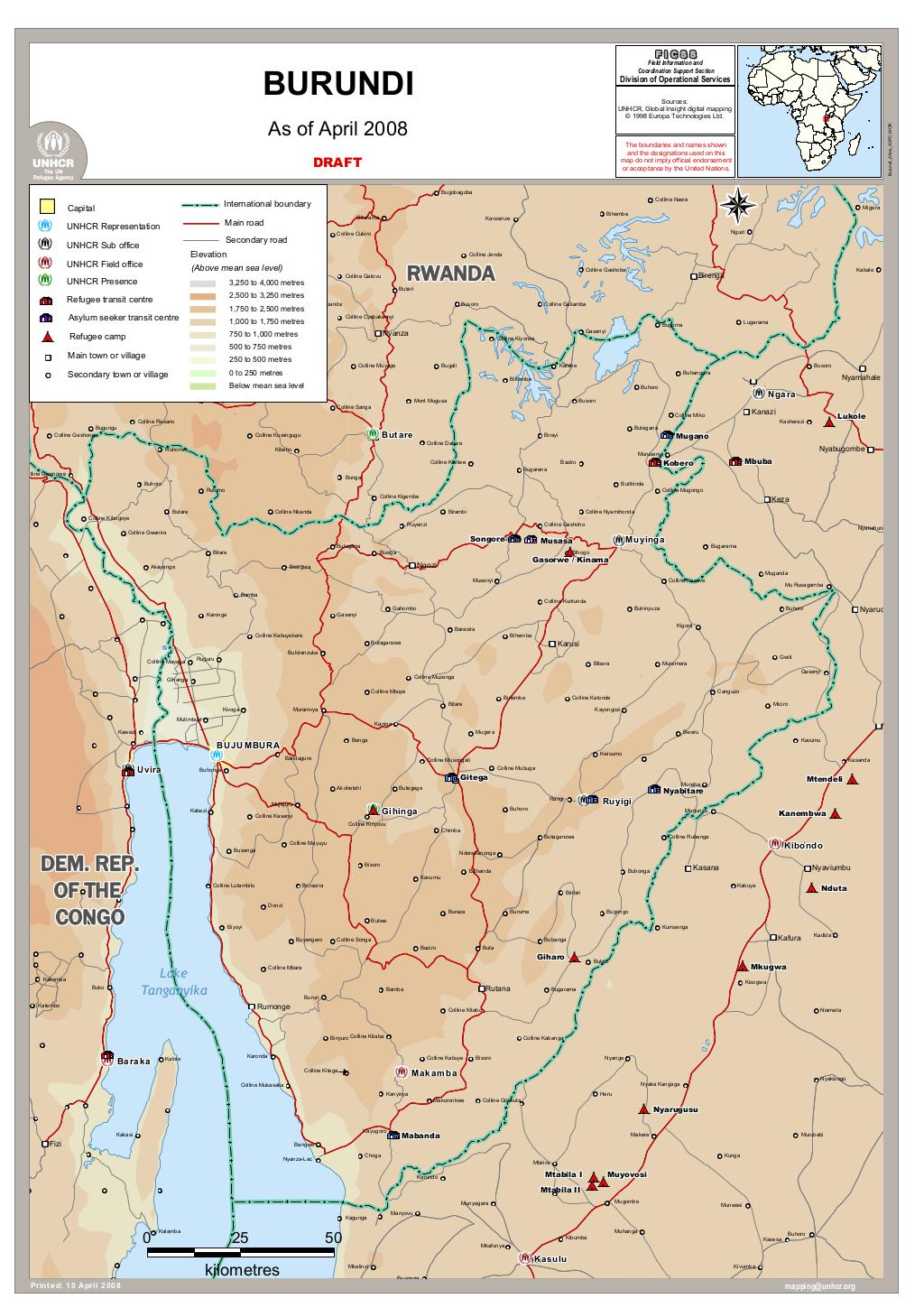 Document - Burundi - April 2008