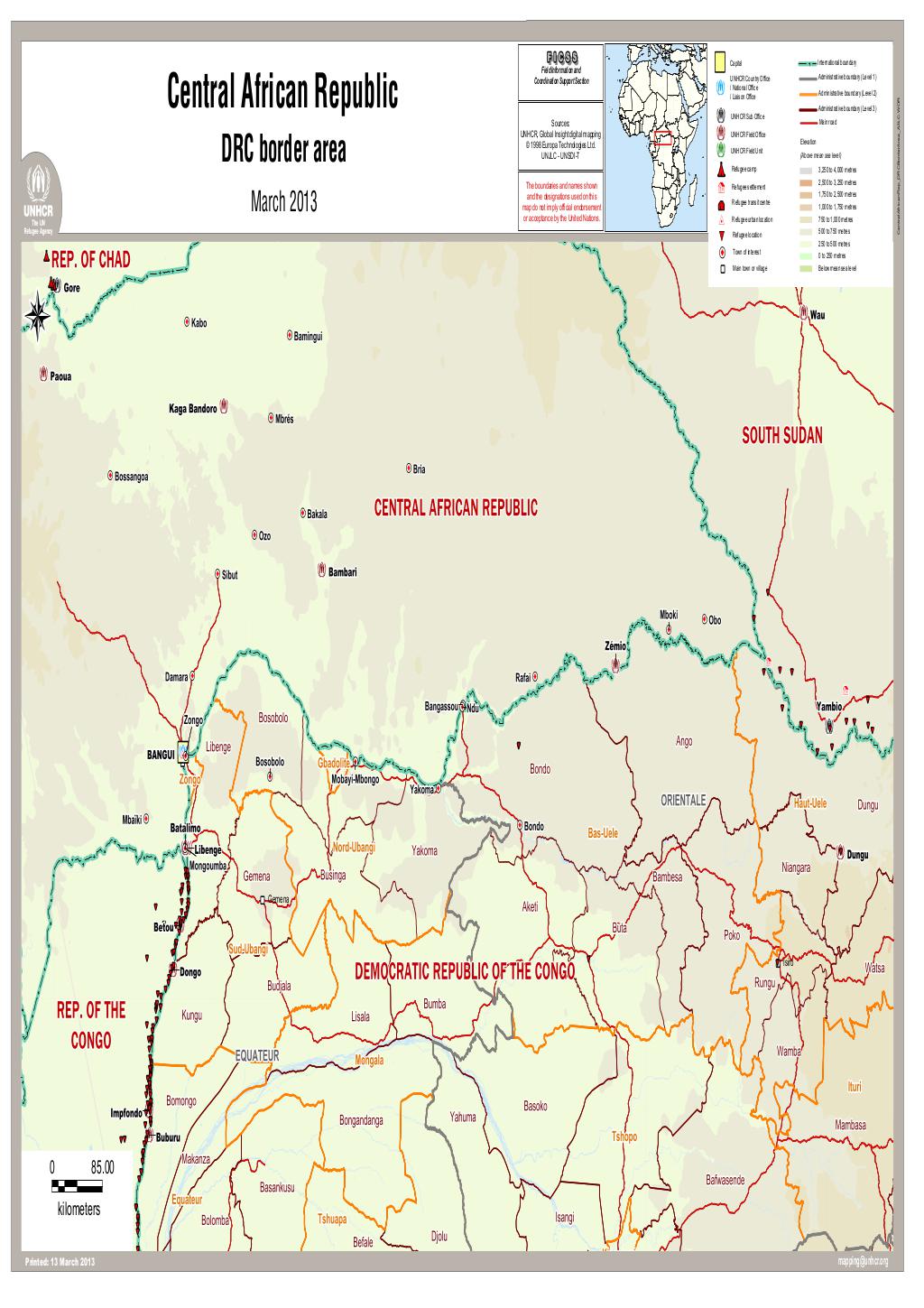 Document - Central African Republic - DRC border area - March 2013