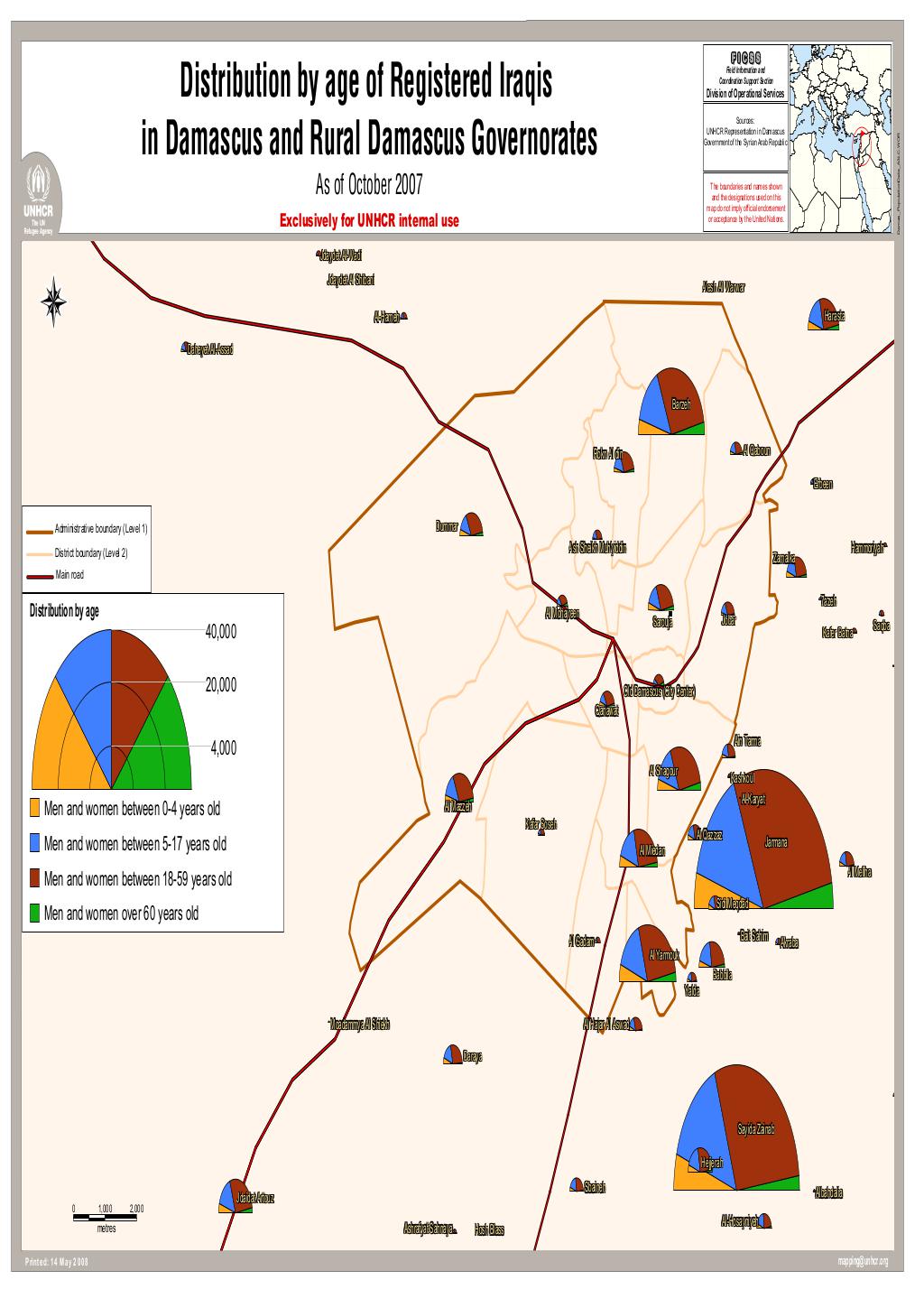 Document - Distribution by age of Registered Iraqis in Damascus and ...