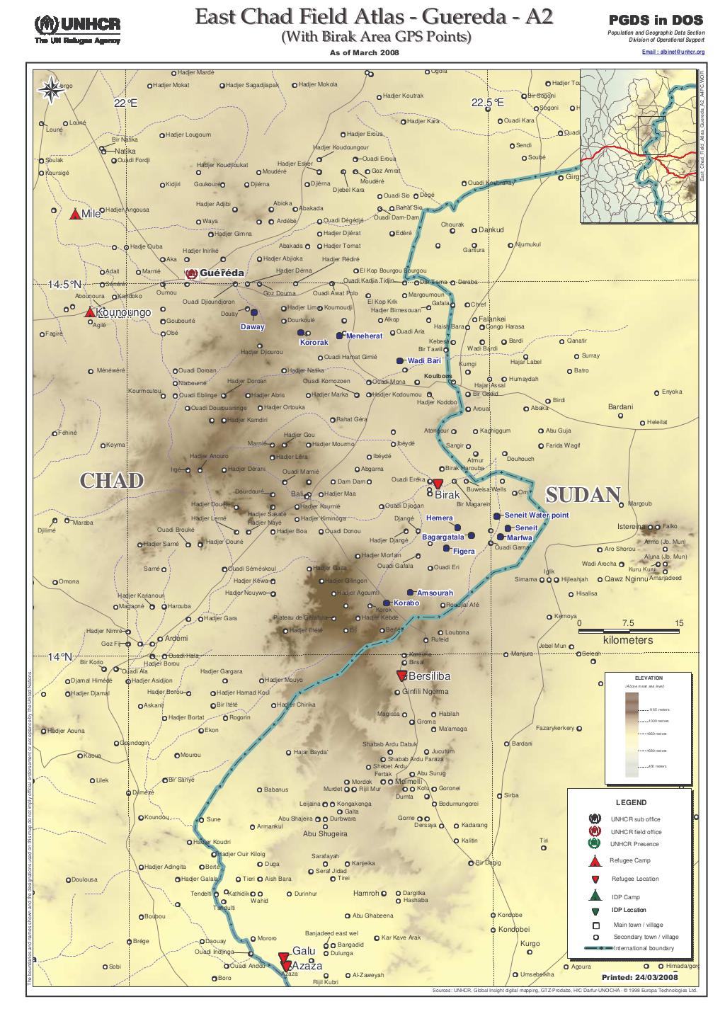 Document - East Chad Field Atlas - Guereda - A2 - March 2008