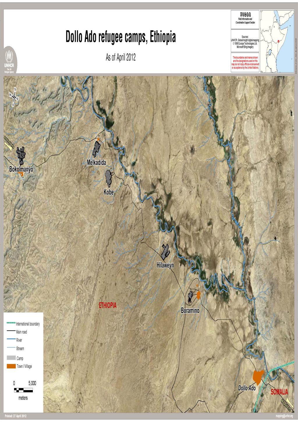 Document - Dollo Ado refugee camps, Ethiopia - April 2012