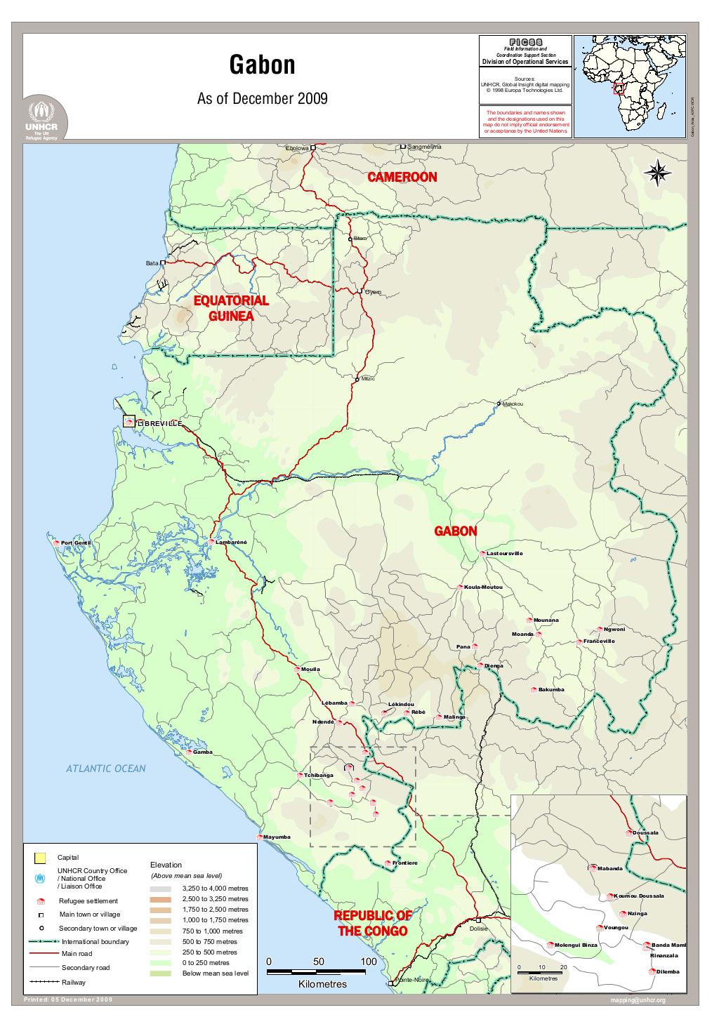 Document - Gabon Atlas Map