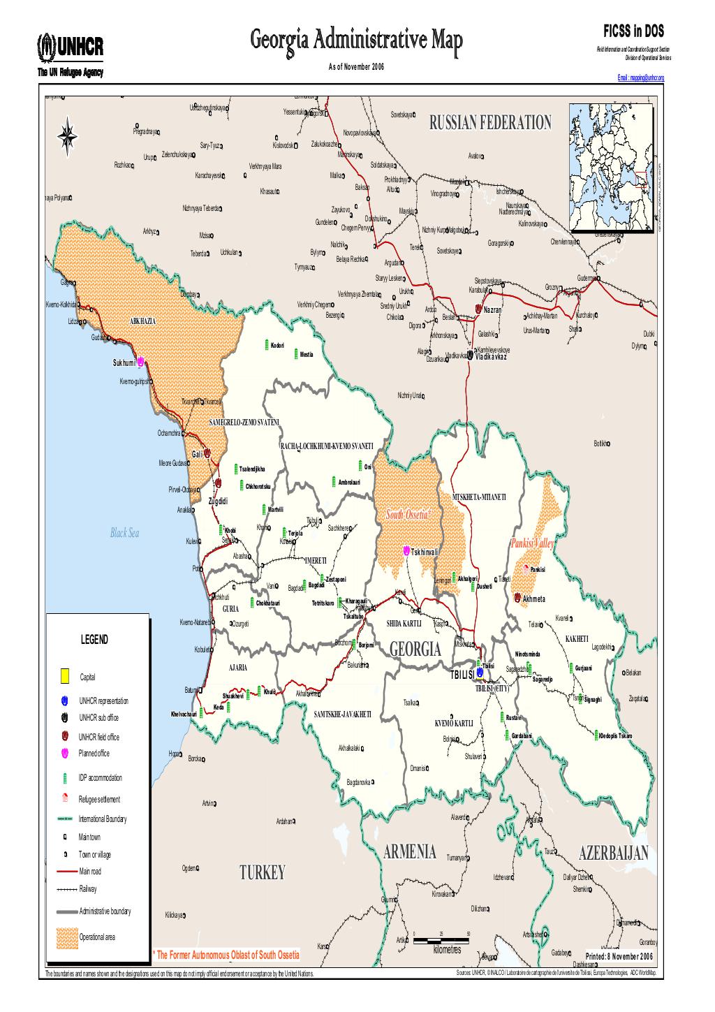 Document - Georgia Administrative Map - November 2006