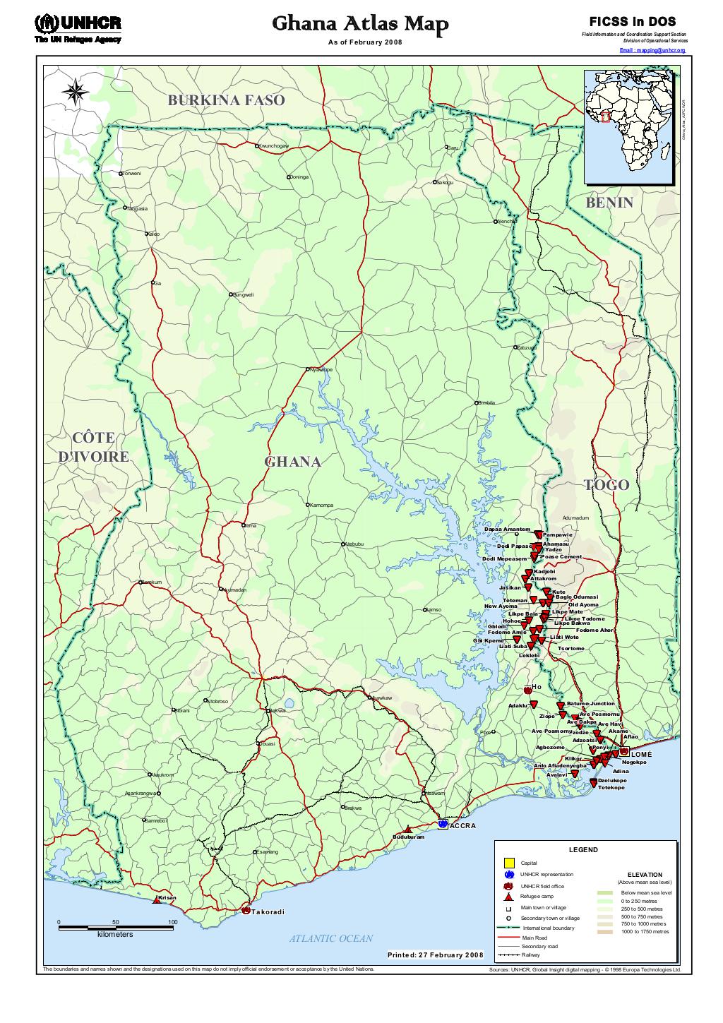 Document - Ghana Atlas Map - February 2008