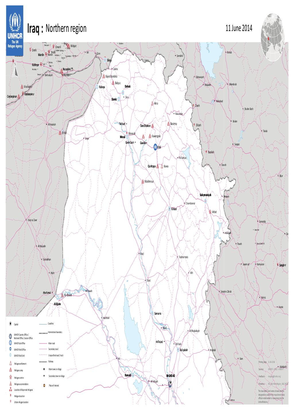 Document - Iraq: Northern region - 11 June 2014