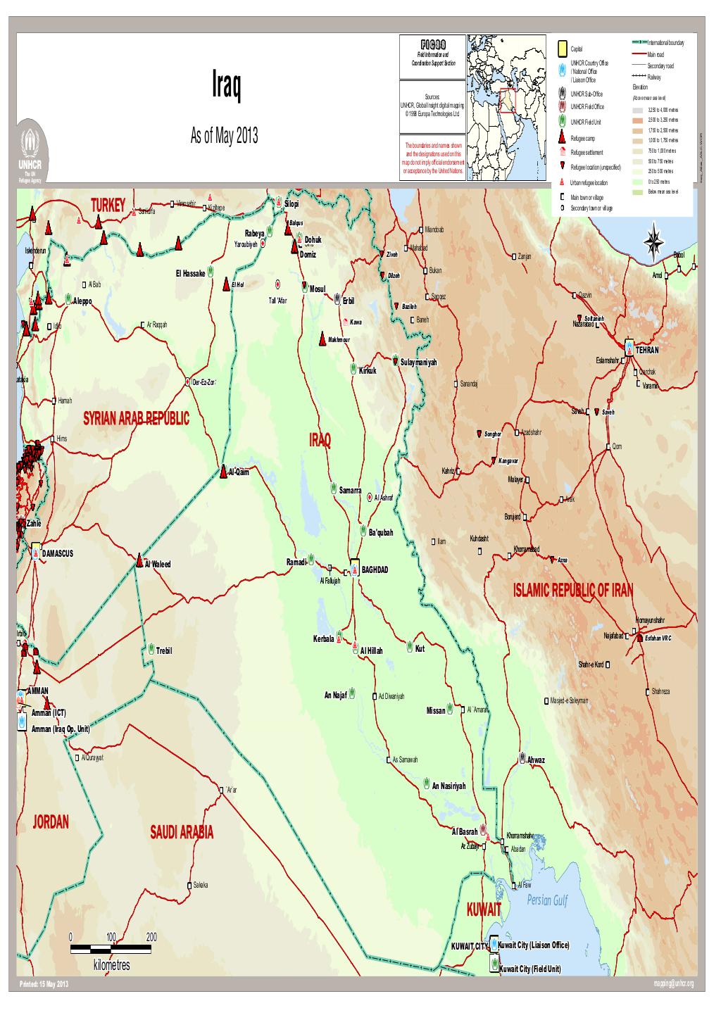 Document - Iraq - May 2013