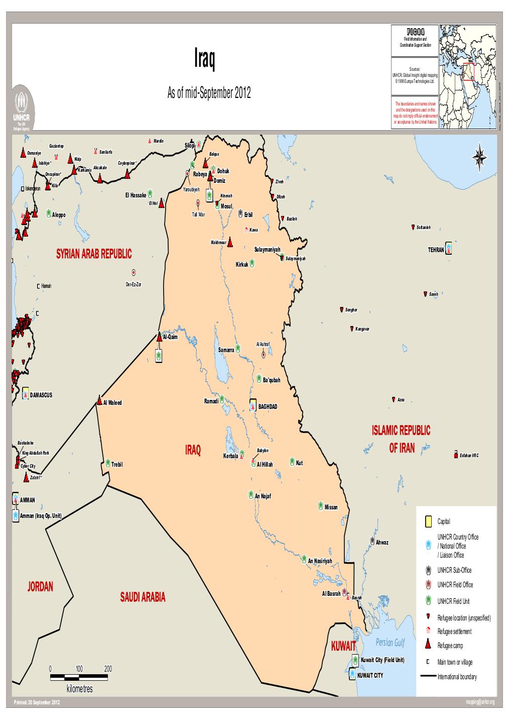 Document - Iraq - September 2012