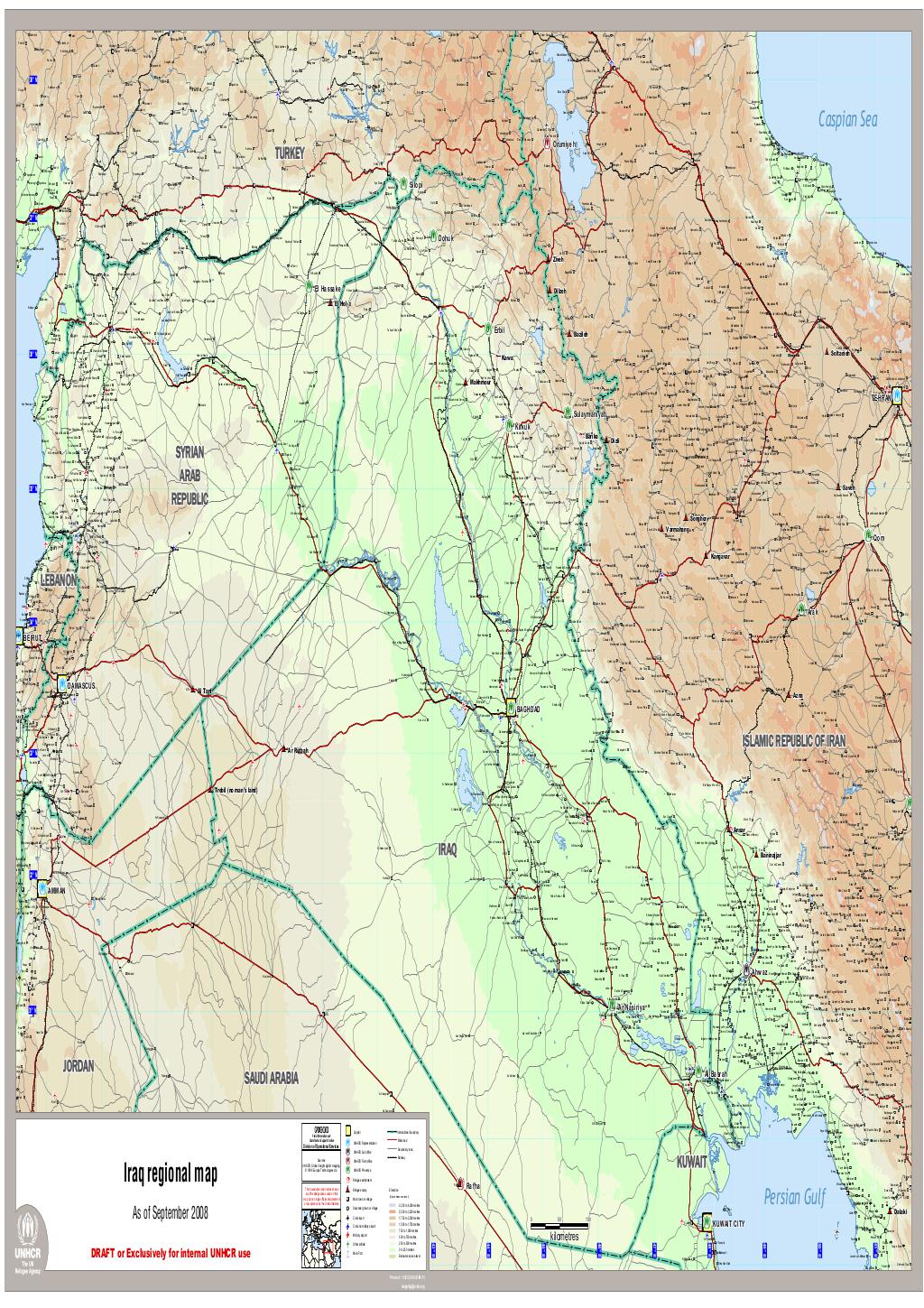 Document - Iraq regional map - September 2008