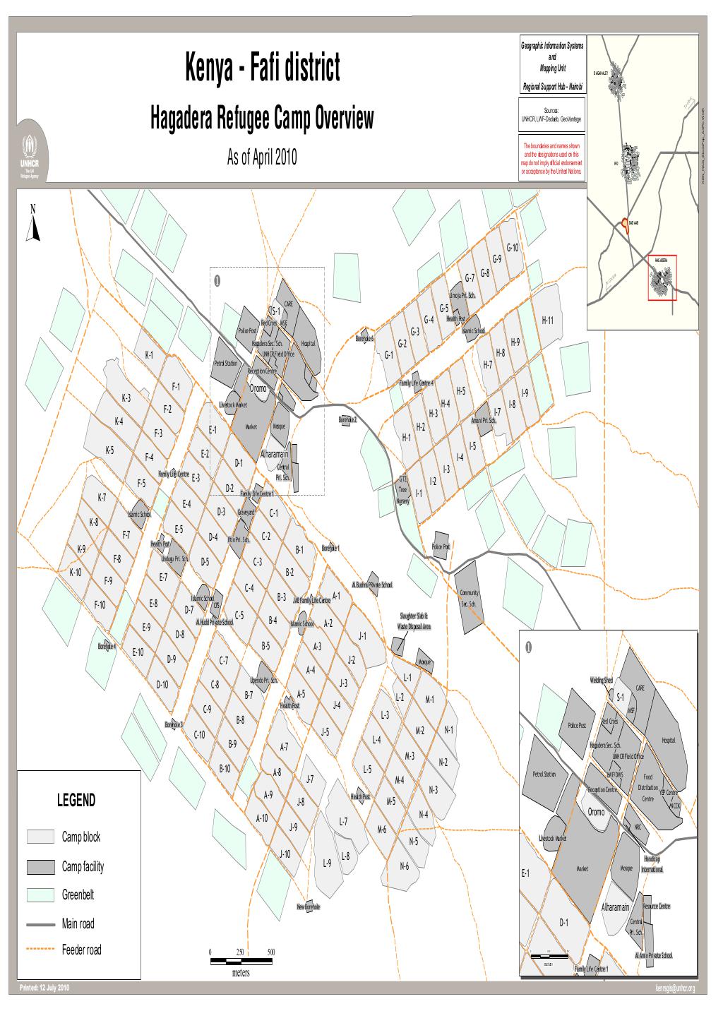 Document - Kenya - Hagadera Refugee Camp Overview, April 2010