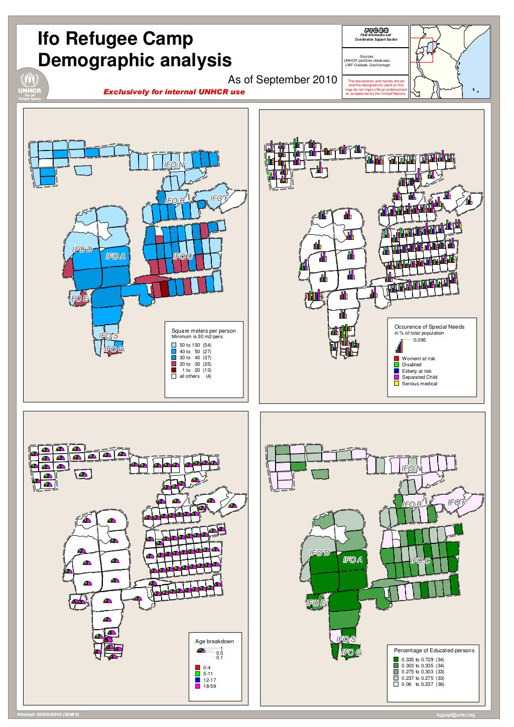 Document - Ifo Refugee Camp Demographic analysis - September 2010 ...
