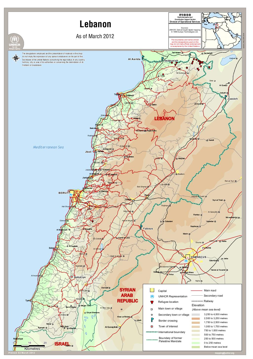 Document - Lebanon - March 2012