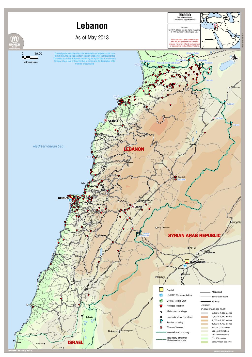Document - Lebanon - May 2013