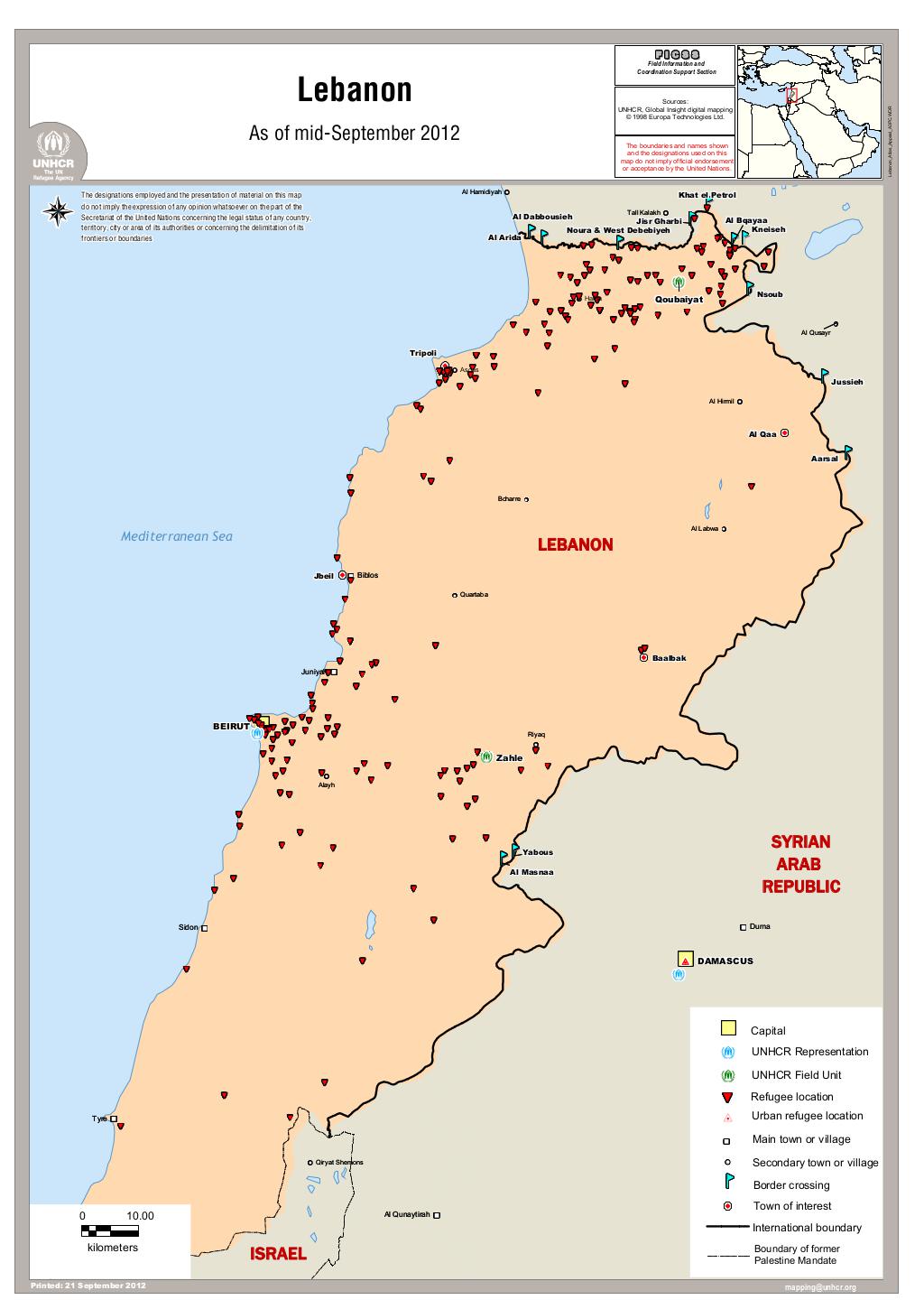 Document - Lebanon - September 2012