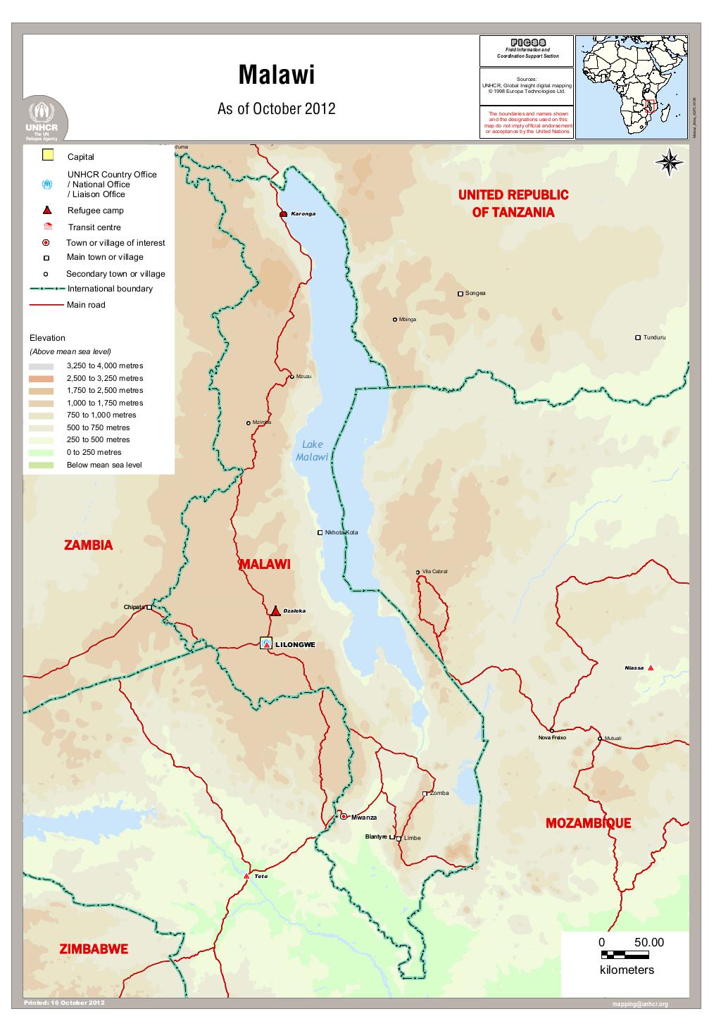 Document - Malawi - October 2012