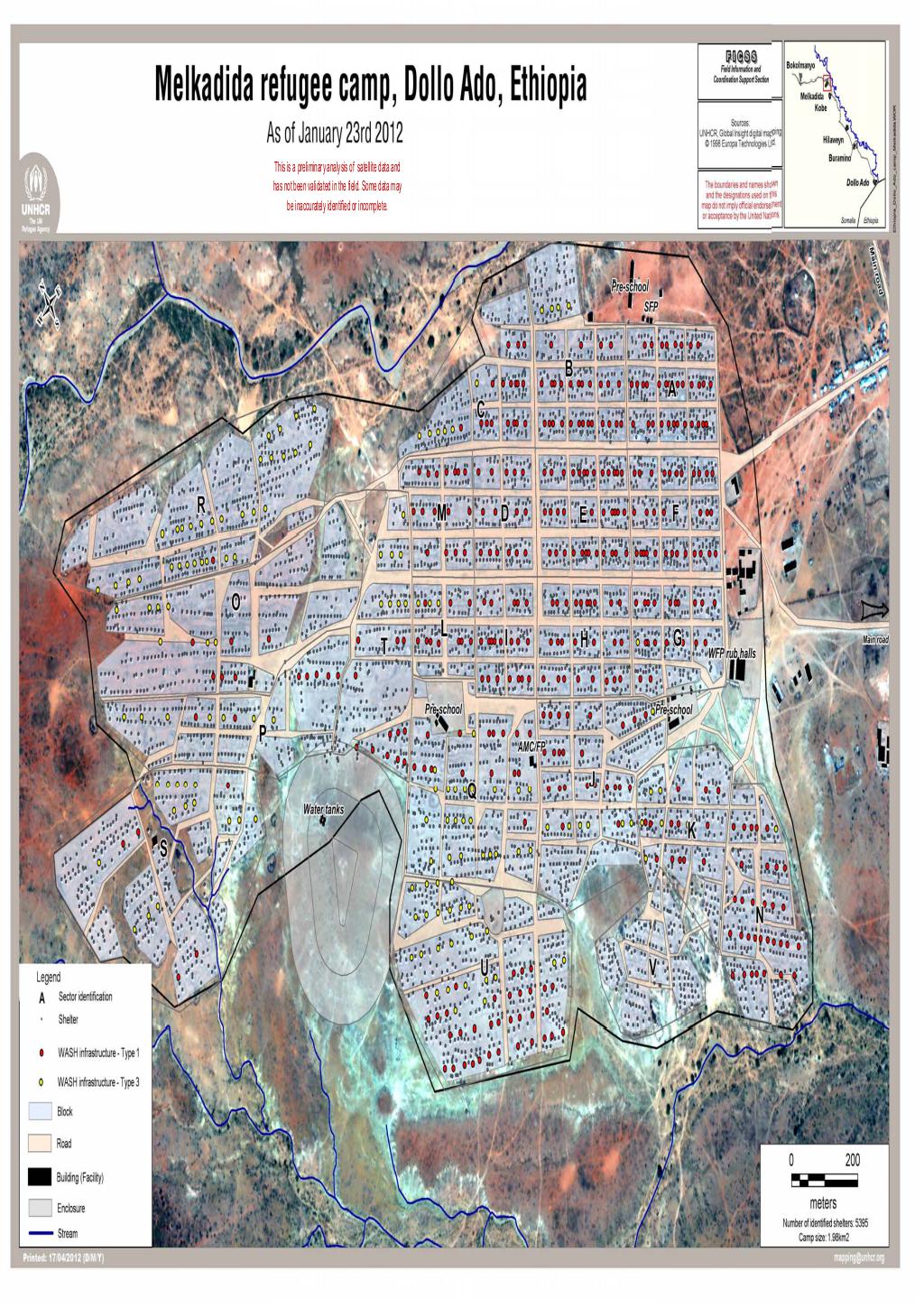 Document - Melkadida refugee camp - Dollo Ado, Ethiopia - January 2012