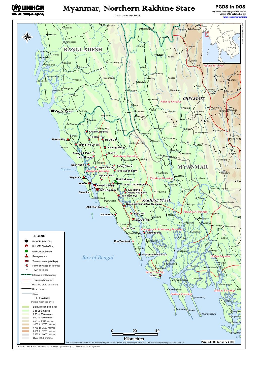 Document - Myanmar, Northern Rakhine State - 20 January 2006
