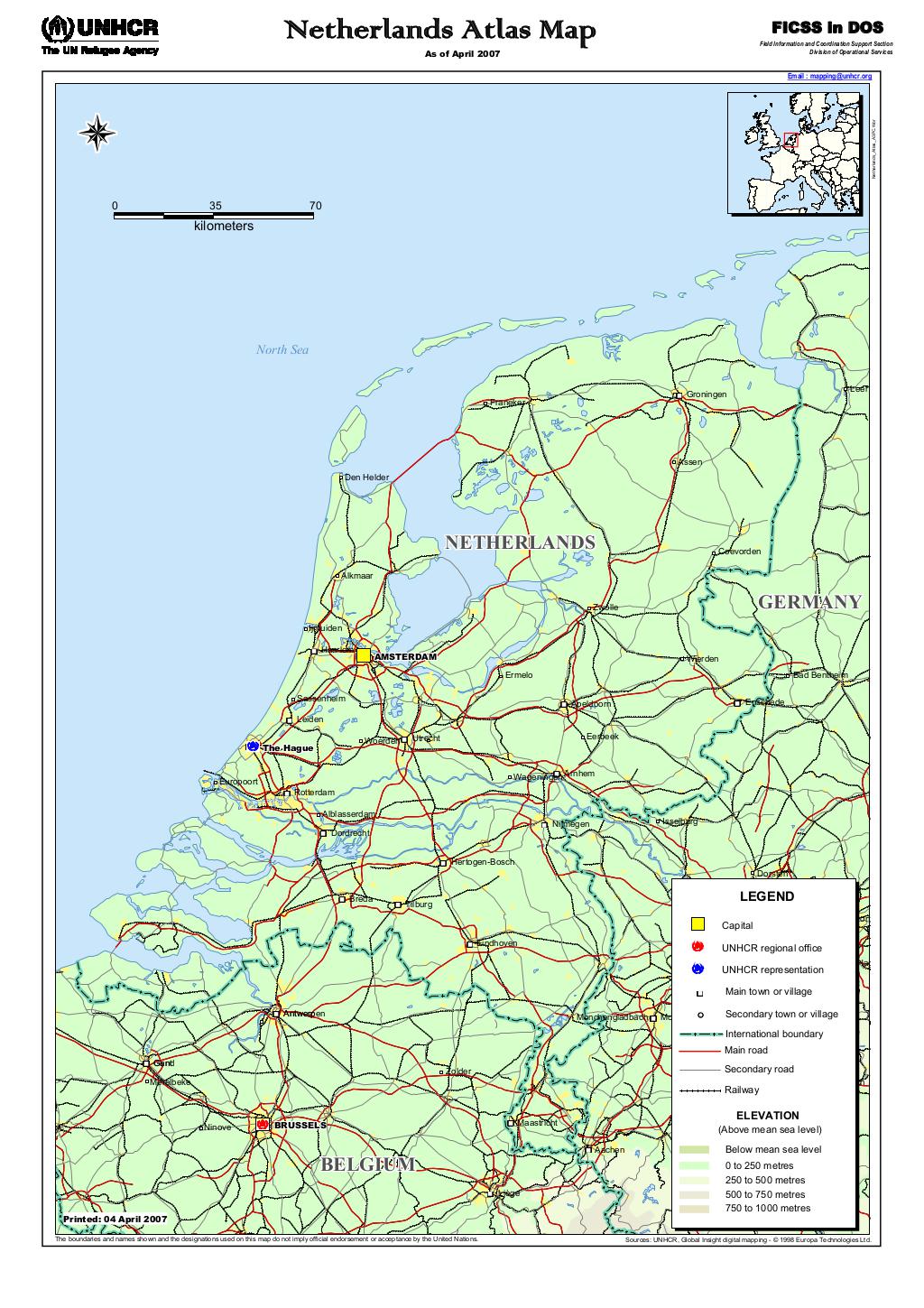 Document - Netherland Atlas MAp - April 2007