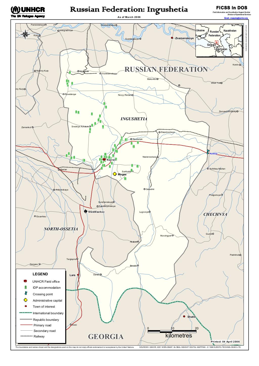 Document - Russian Federation: Ingushetia - March 2006