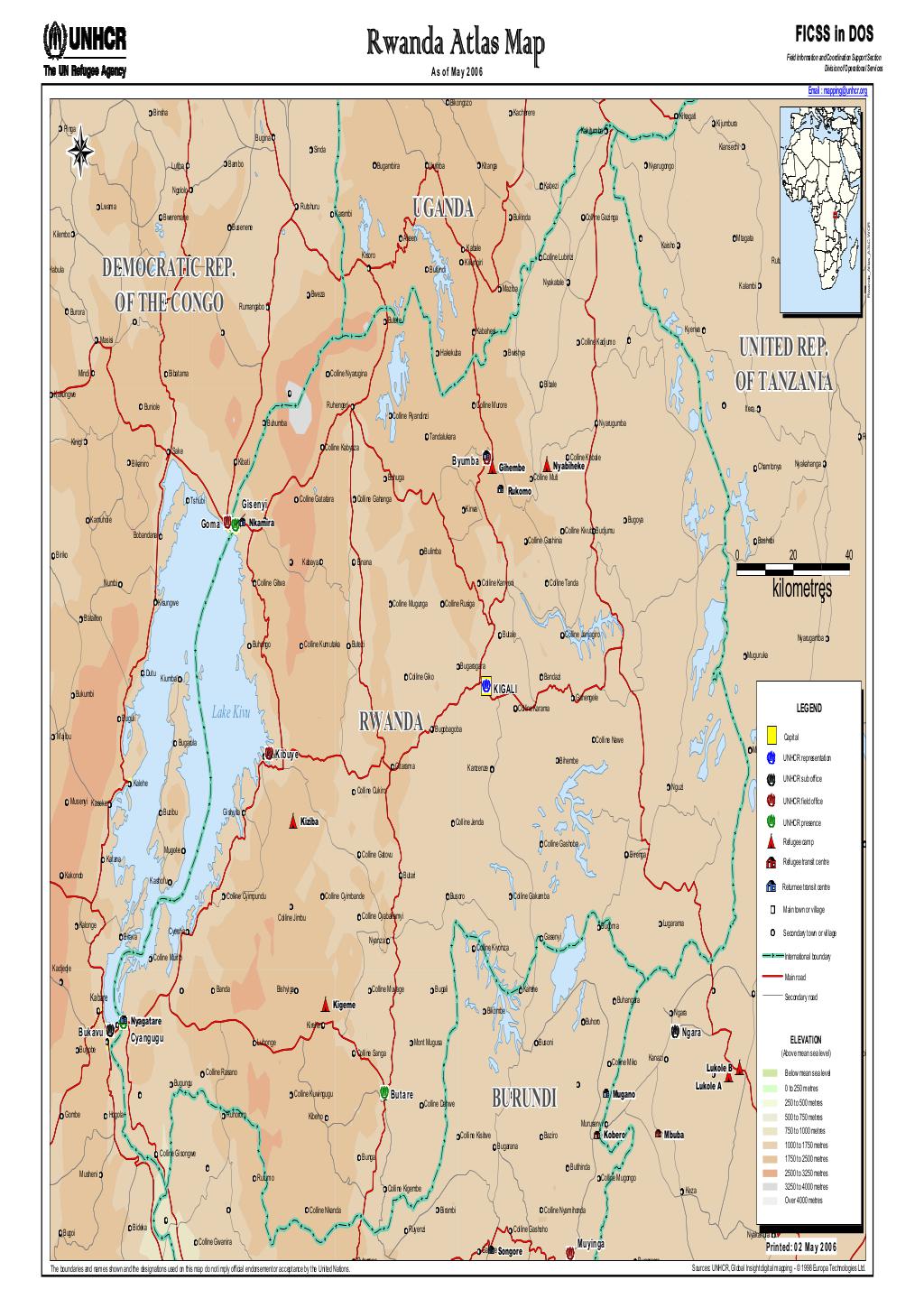 Document - Rwanda Atlas Map - May 2006