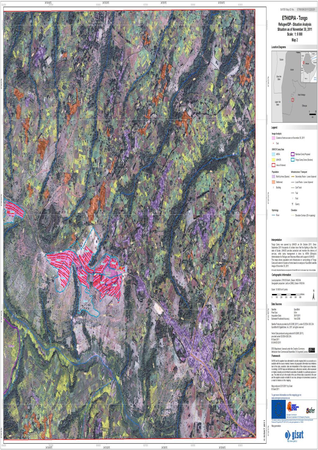 Document - Ethiopia - Tongo Refugee/IDP Map 2 - Situation Analysis ...