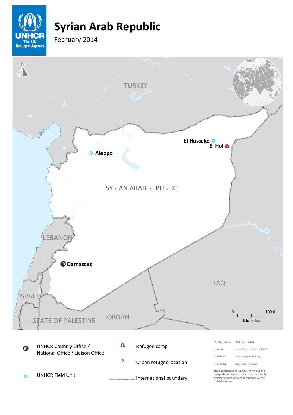 Document - Syrian Arab Republic - February 2014
