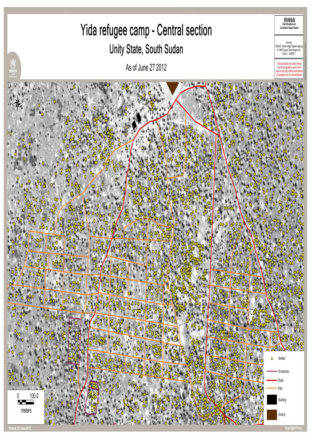 Document - Yida camp - Central section - Unity State, South Sudan ...