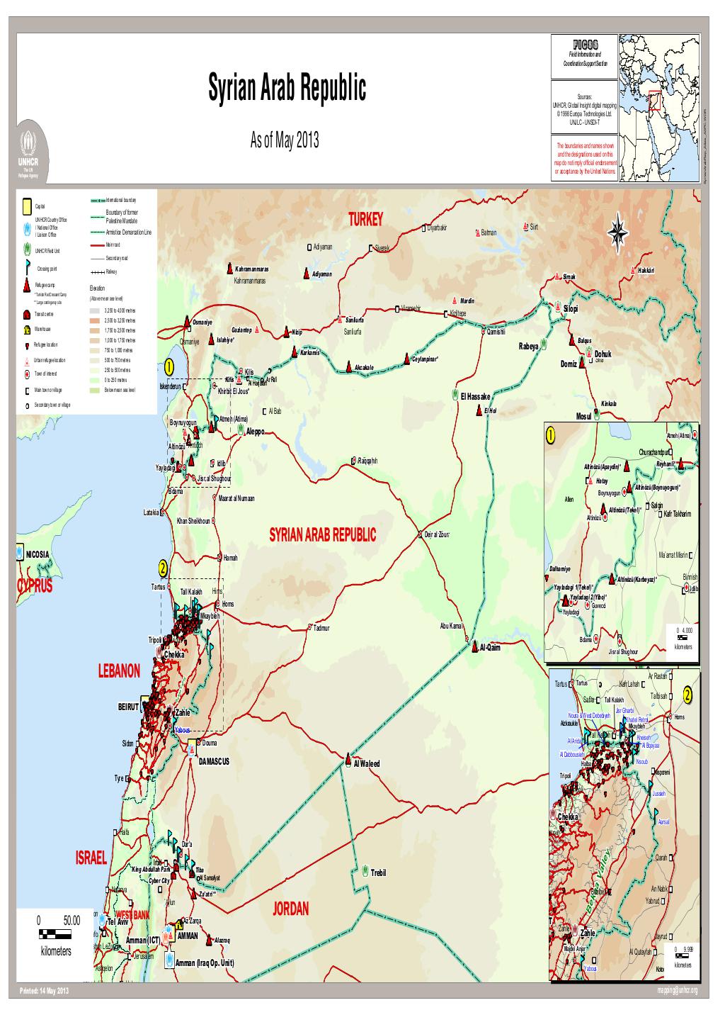 Document - Syrian Arab Republic - May 2013