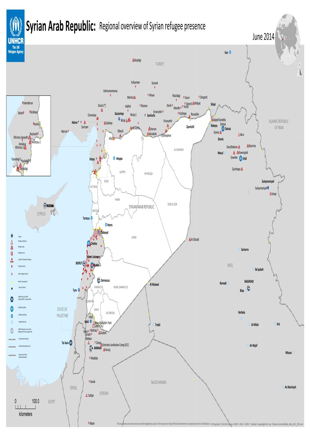Document - Syrian Arab Republic: Regional overview of Syrian refugee ...