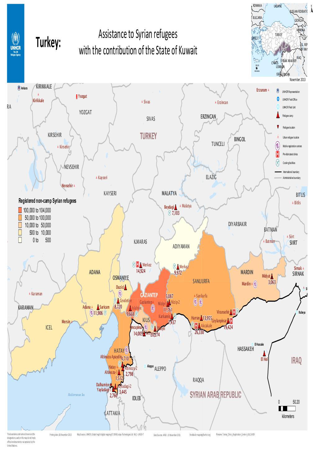 Document - Turkey - Assistance to Syrian refugees withthe contribution ...