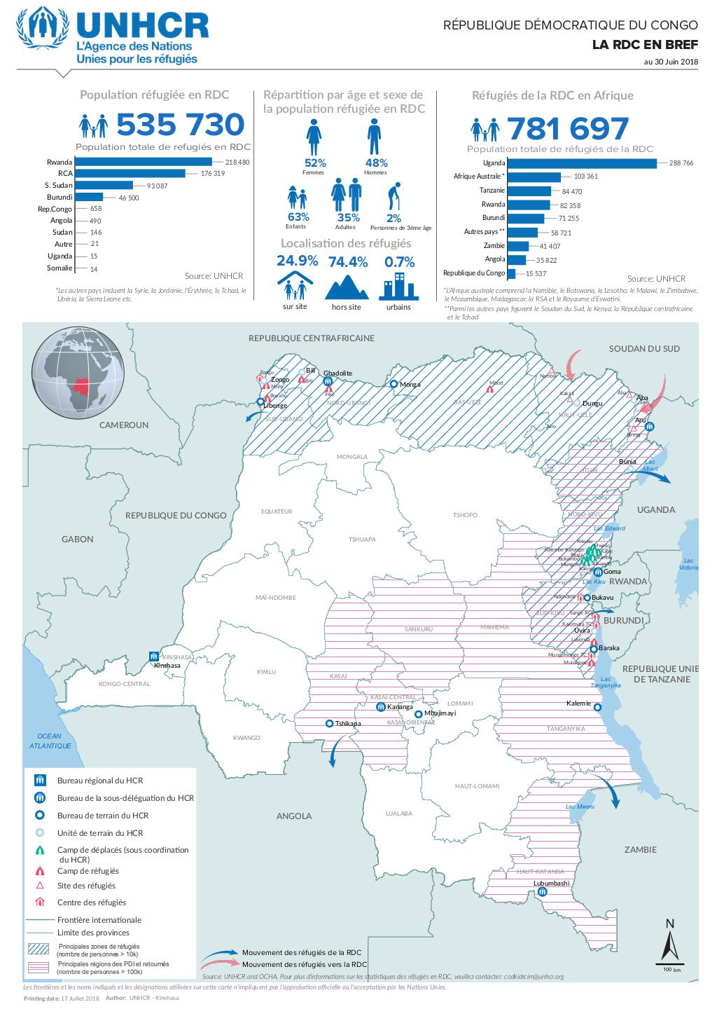 Document - République Démocratique du Congo - La RDC en bref - 30 Juin 2018