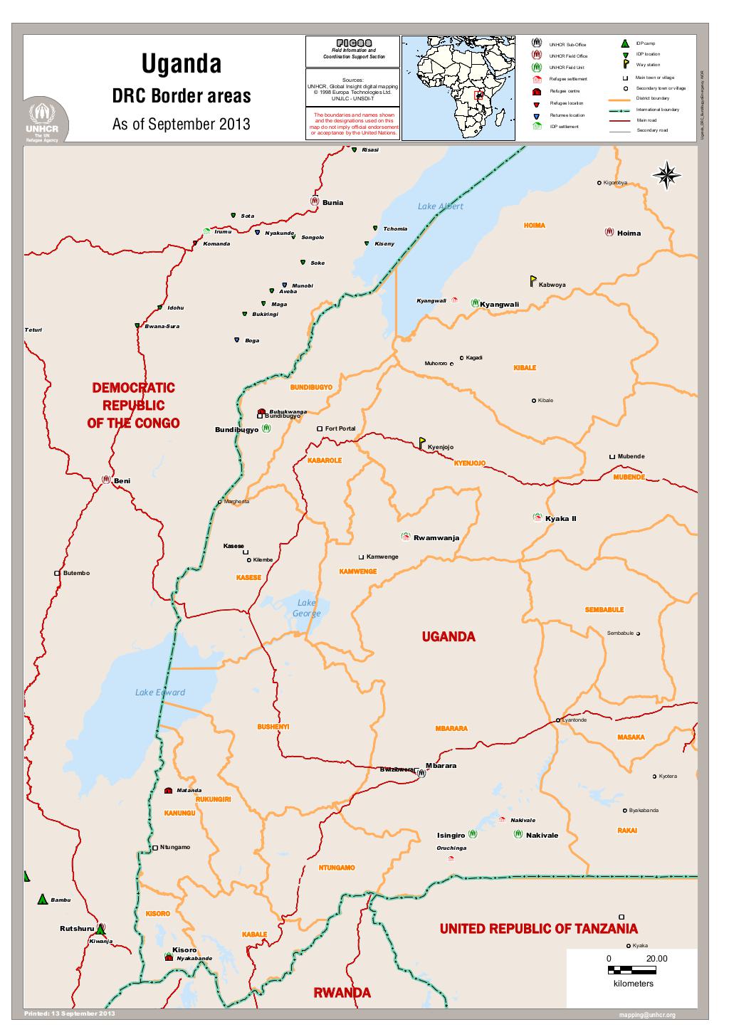Document - Ugandan DRC border areas - September 2013
