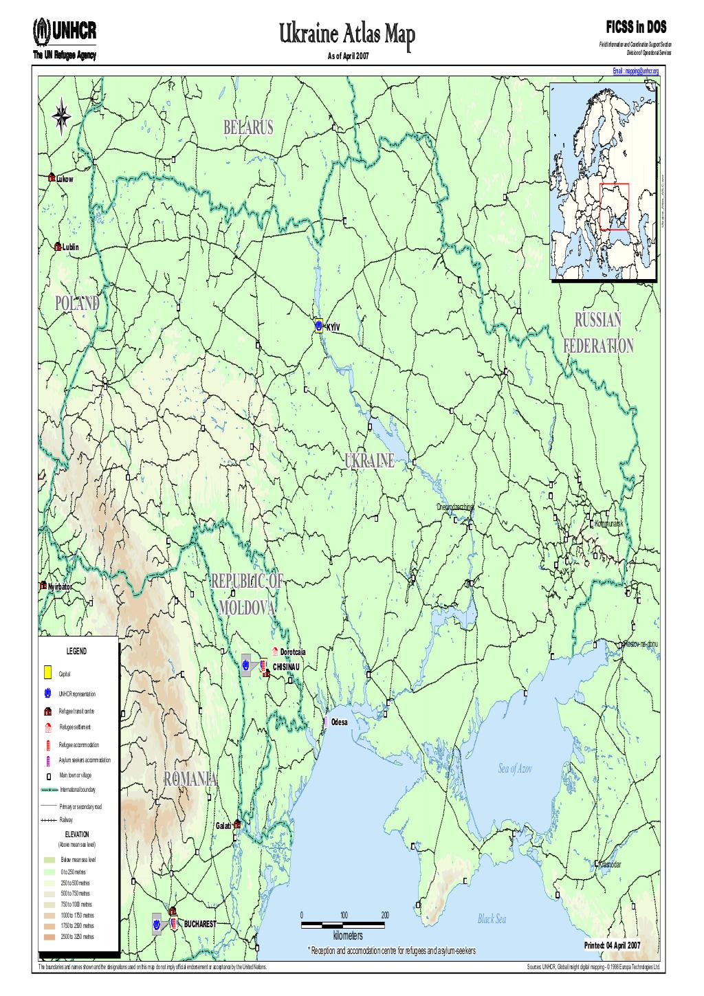 Document - Ukraine Atlas Map - April 2007