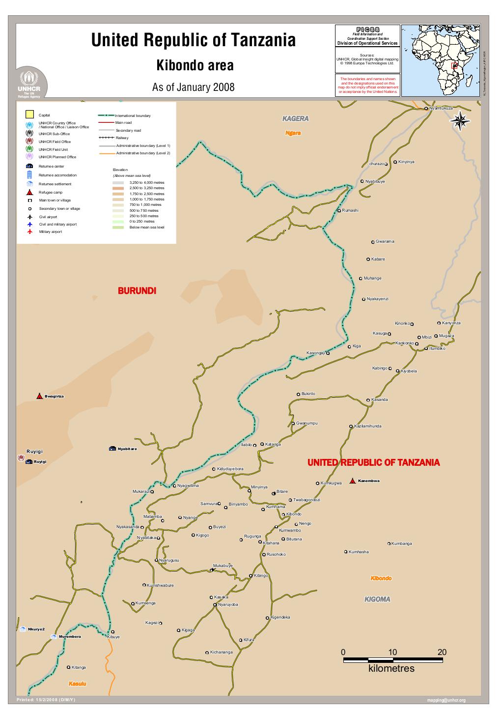 Document - United Republic of Tanzania, Kibondo area - January 2010