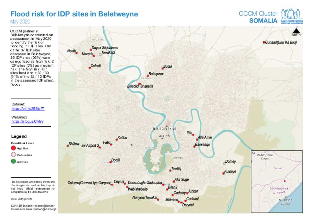 Document - Beletweyne IDP Site Flood Risk Map May 2020