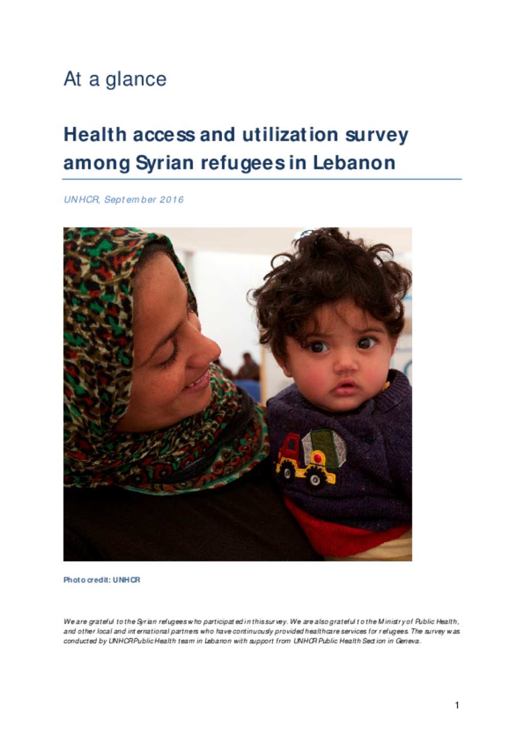 Document - Health Access and Utilization Survey Among Syrian Refugees ...