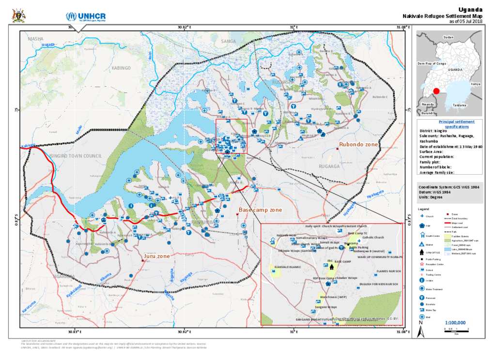 Document - Nakivale settlement map - July 2018
