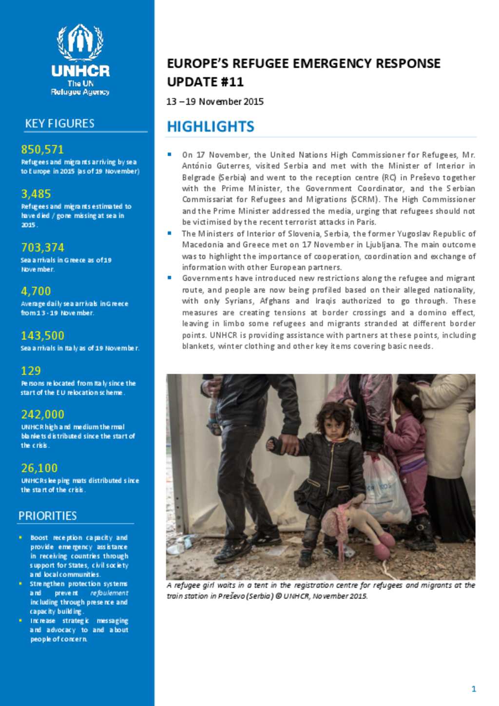 Document - Europe's Refugee Emergency Response - Update #11