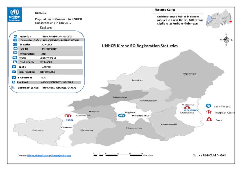 Document - UNHCR Rwanda - KIREHE POC MAP 01 JUNE 2017