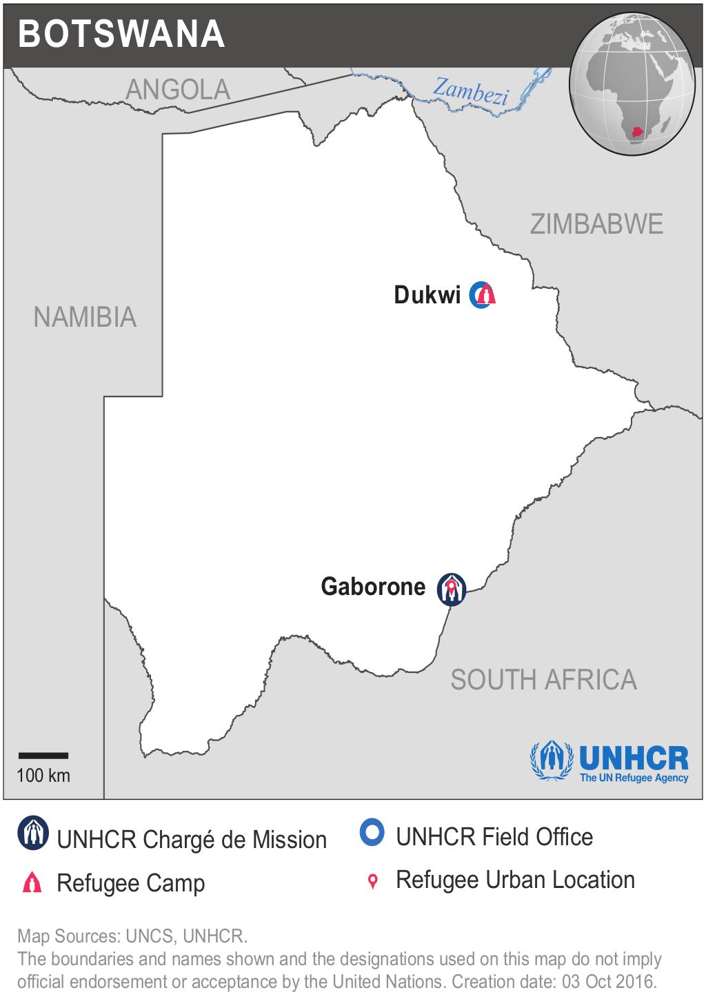 Document - Botswana - Inset map