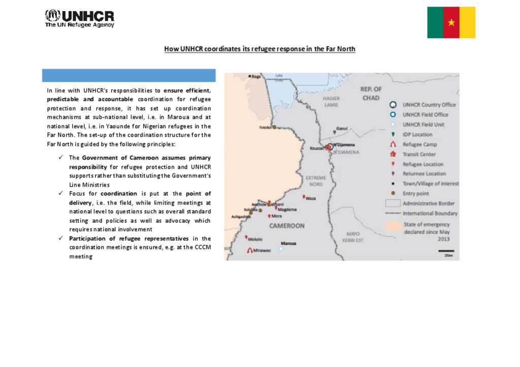 Document - How UNHCR coordinates its refugee response in the Far North