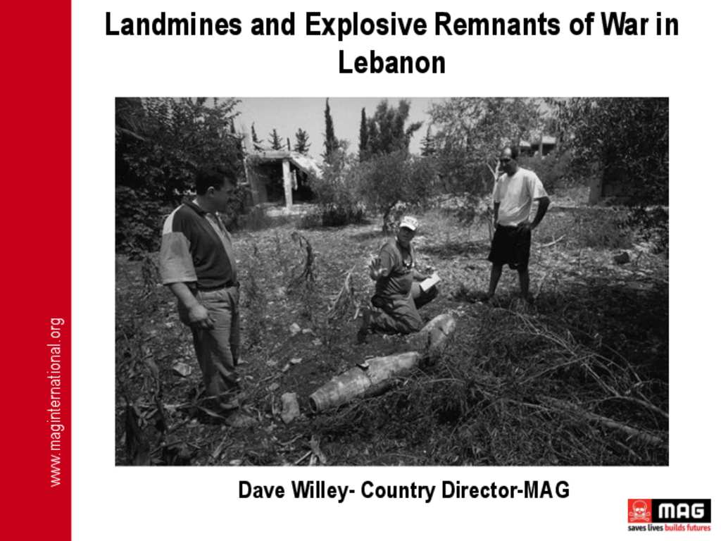 Document - Landmines and Explosive Remnants of War in Lebanon- MAG