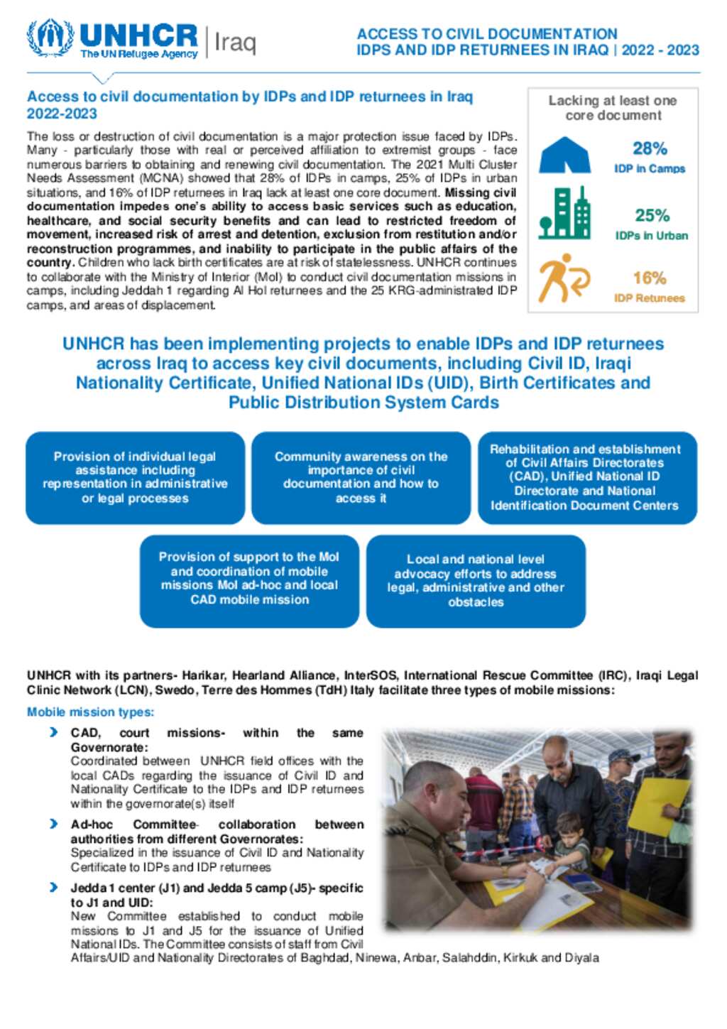 Document - Access to Civil Documentation by IDPs and Returnees in Iraq ...