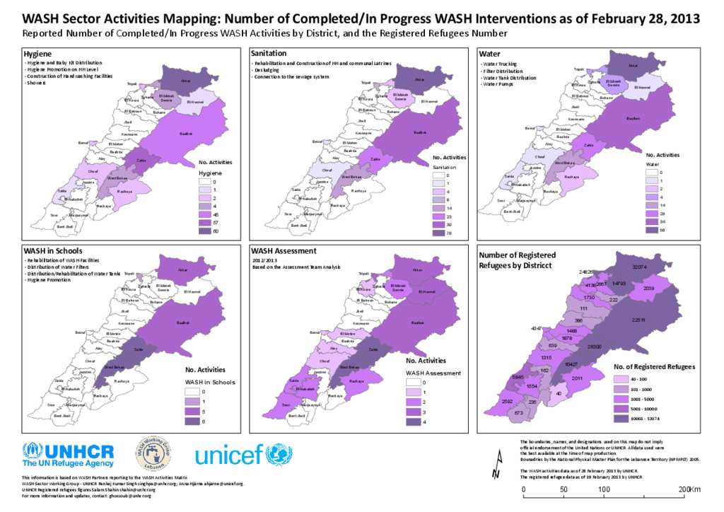 Document - WASH Sector Activities Mapping: Number of Completed/In ...