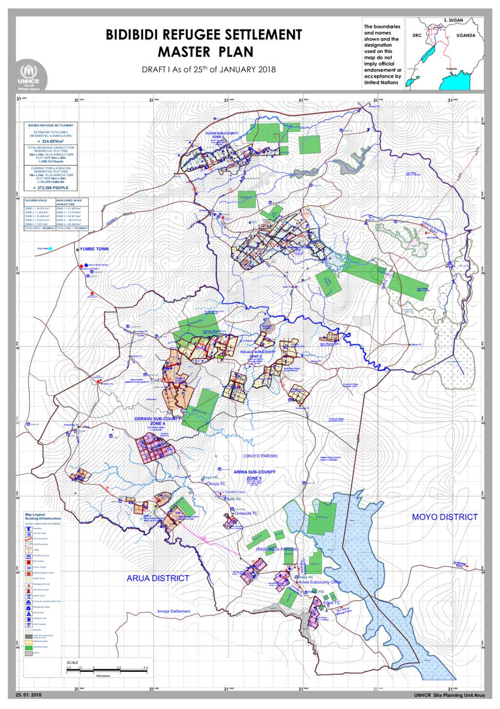 Document - Bidibidi-Refugee-Settlement-Master-Plan-as-of-25th-January-2018
