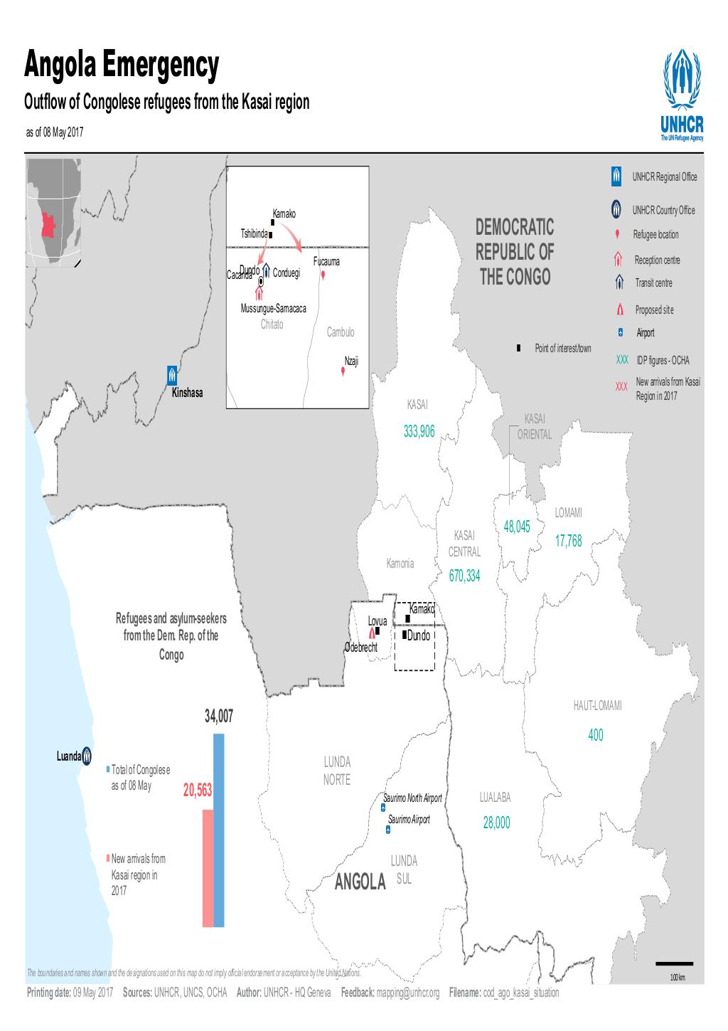 Document - Angola Emergency - Outflow of Congolese regugees from the ...