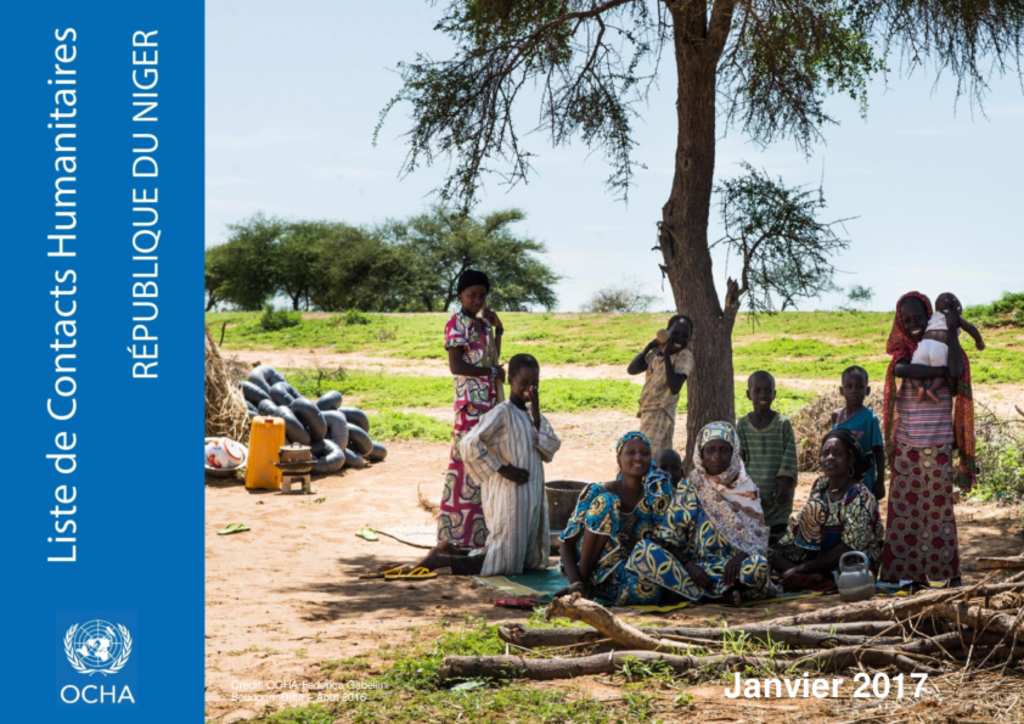 Document - OCHA Niger : Liste de Contacts Humanitaires (janvier 2017)