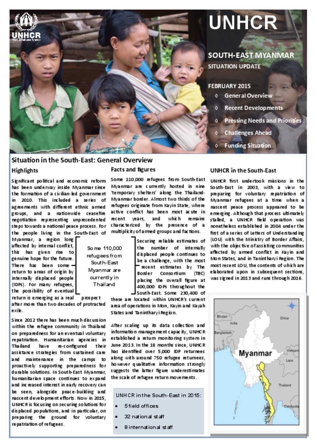 Document - South-East Myanmar Situation Update