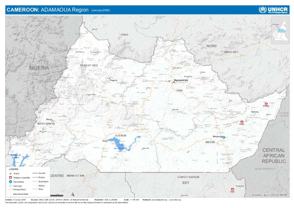 Document - Adamaoua Map January 2020