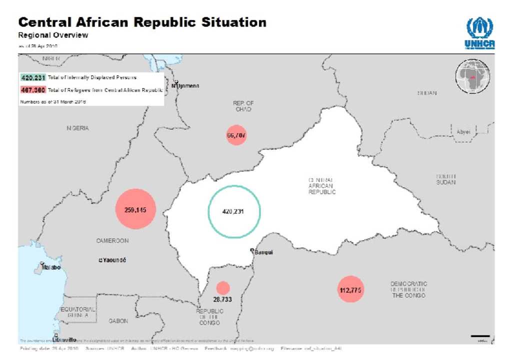 Document - CAR Situation Regional Overview Map (as of 28 Apr 2016)