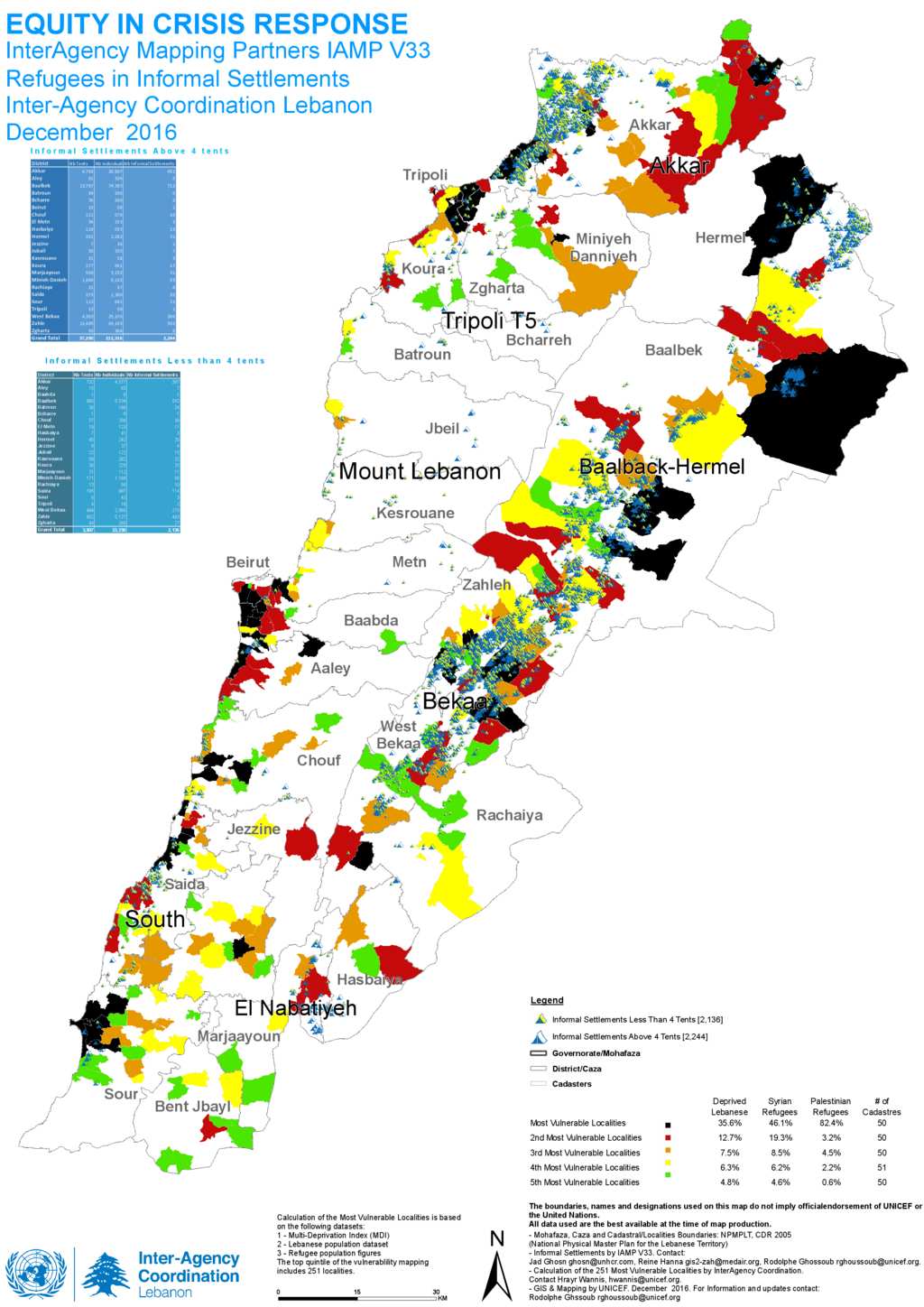 Document - InterAgency_LBN_IAMPv33_MAP_A0_UNICEF_IS_MostVulnerable ...